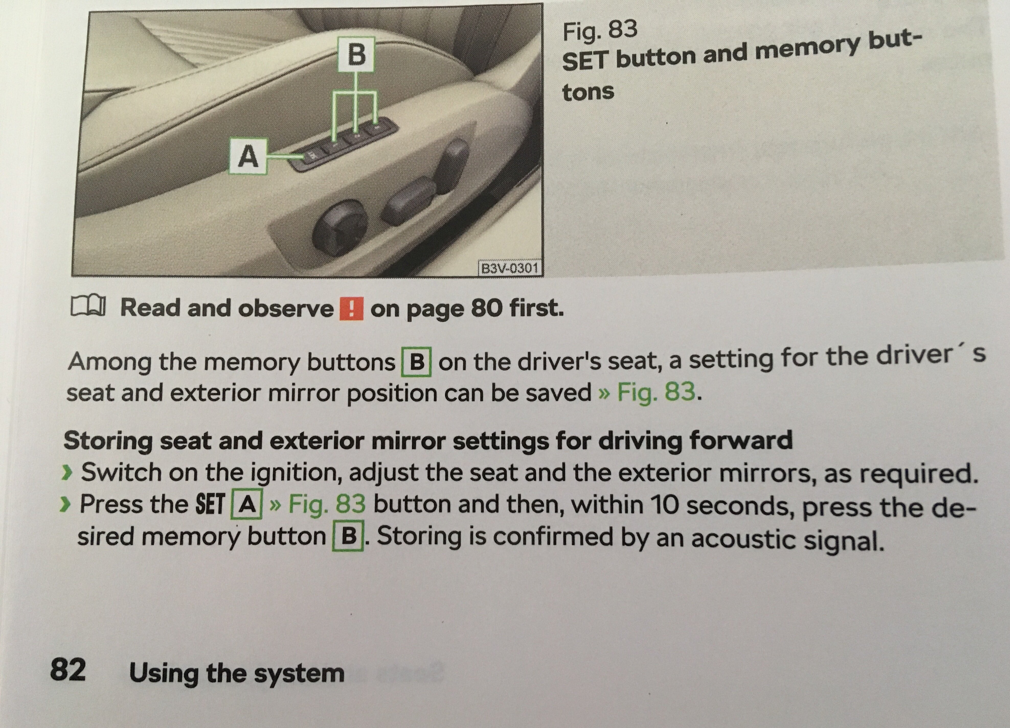 Dipping mirror on reverse - Skoda Superb Mk3 (2015 - 2023) - BRISKODA