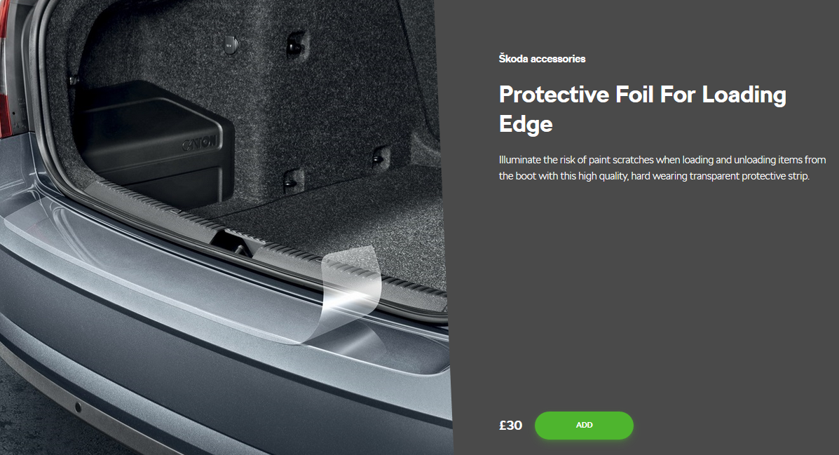 Protective Foil for Loading Edge - Skoda Octavia Mk3 (2013 - 2020 ...