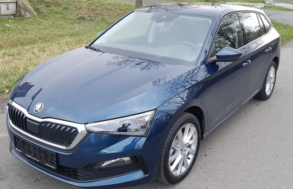 Scala available in Lava Blue / Petrol Blue - Škoda Scala - BRISKODA