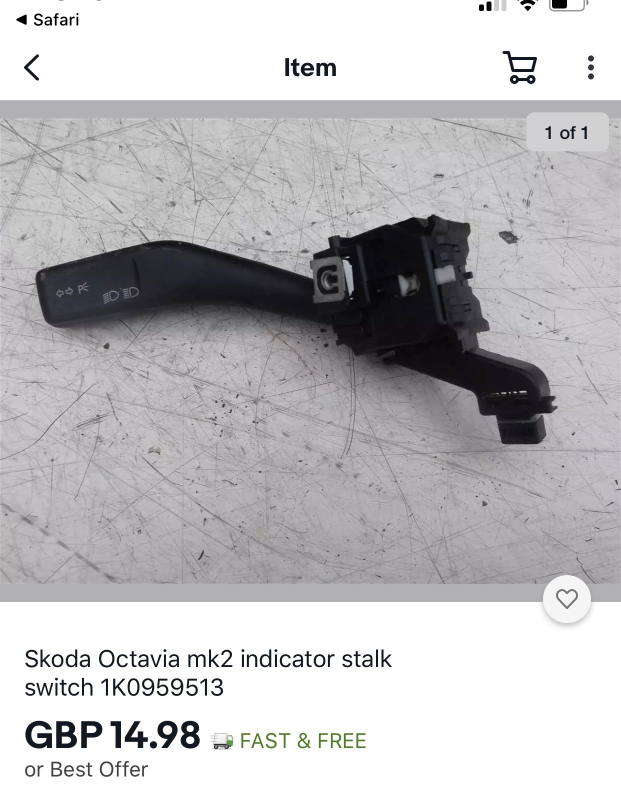 Indicator Stalk Replacement - Skoda Octavia Mk2 (2004 - 2013) - BRISKODA