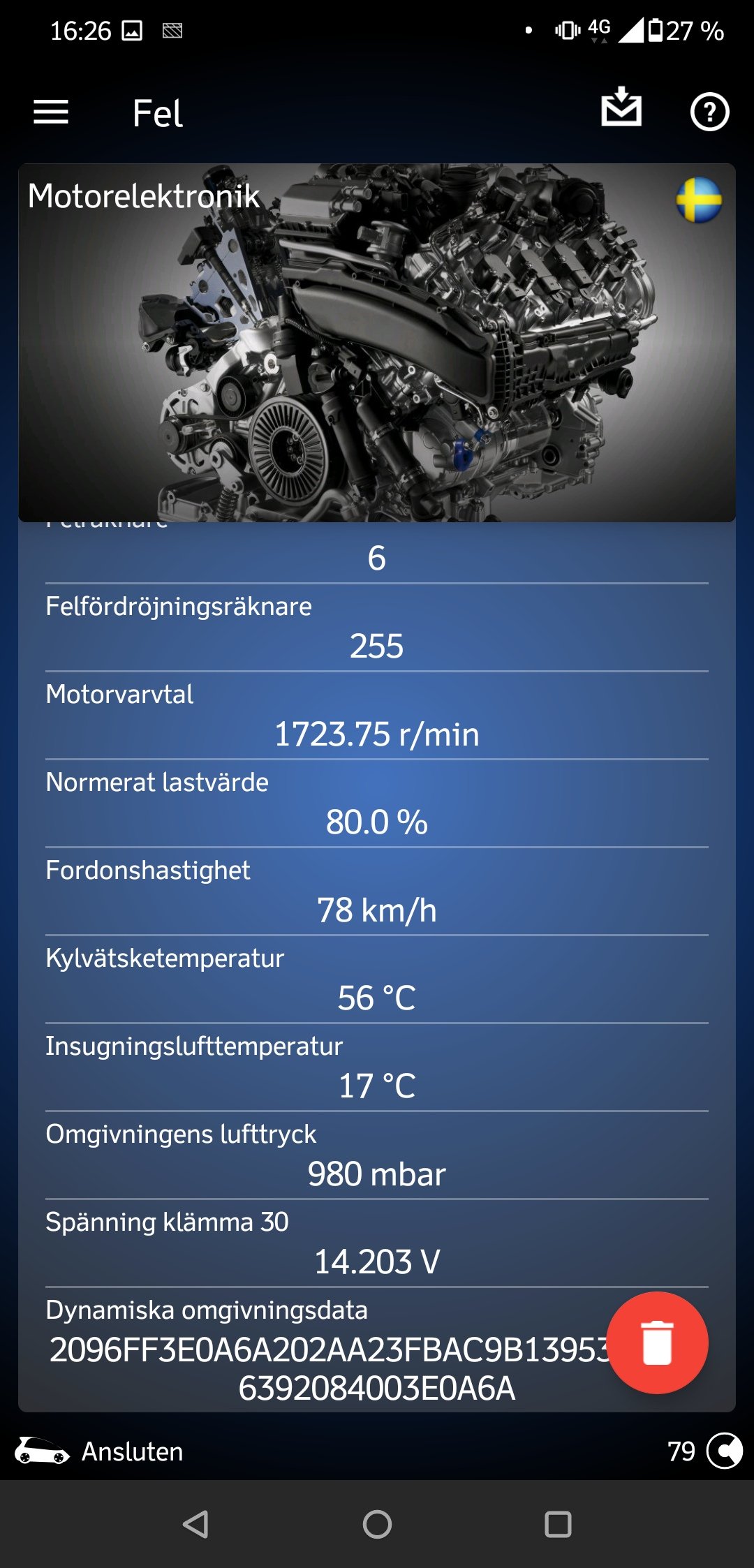 Error code P023800 - Skoda Roomster (2006-2015) - BRISKODA