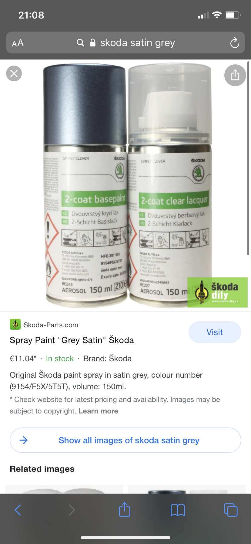 Paint code? - Styling and Car Care - BRISKODA