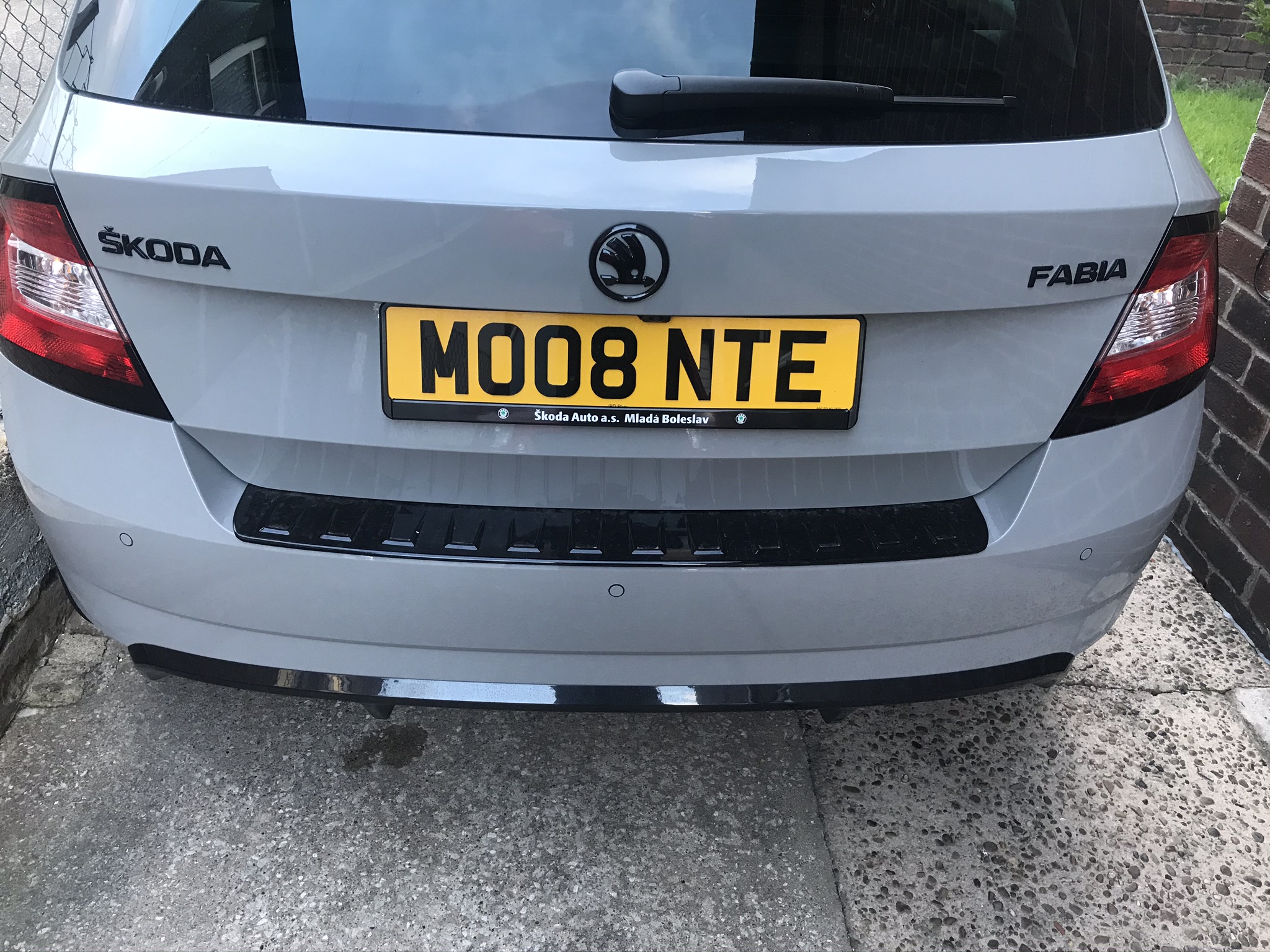 Skoda black lettering - Skoda Fabia Mk3 (2014-2021) - BRISKODA