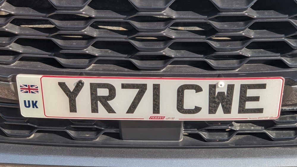 UK not GB number plates - General Automotive Chat - BRISKODA