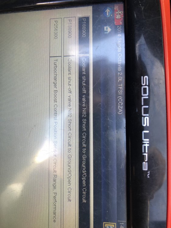Couple of fault codes. - Skoda Octavia Mk3 (2013 - 2020) - BRISKODA