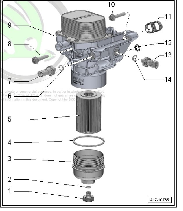 Skoda Superb Oil Pressure Regulation Valve - Skoda Superb Mk3 (2015 ...