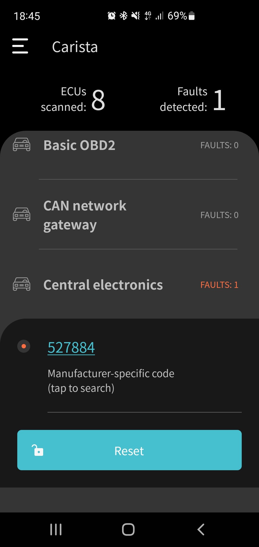 Carista code - Skoda Superb Mk3 (2015 - 2023) - BRISKODA