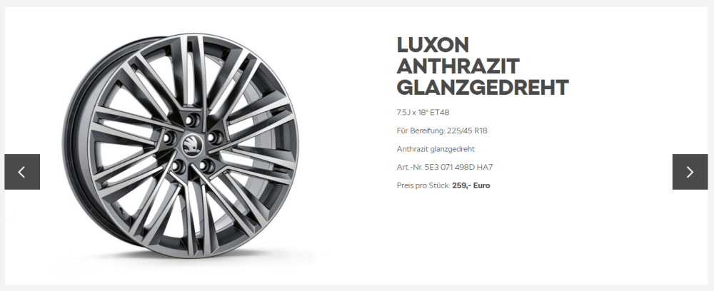 Octavia RIMS LUXON - Skoda Octavia Mk4 (2020 > ) - BRISKODA