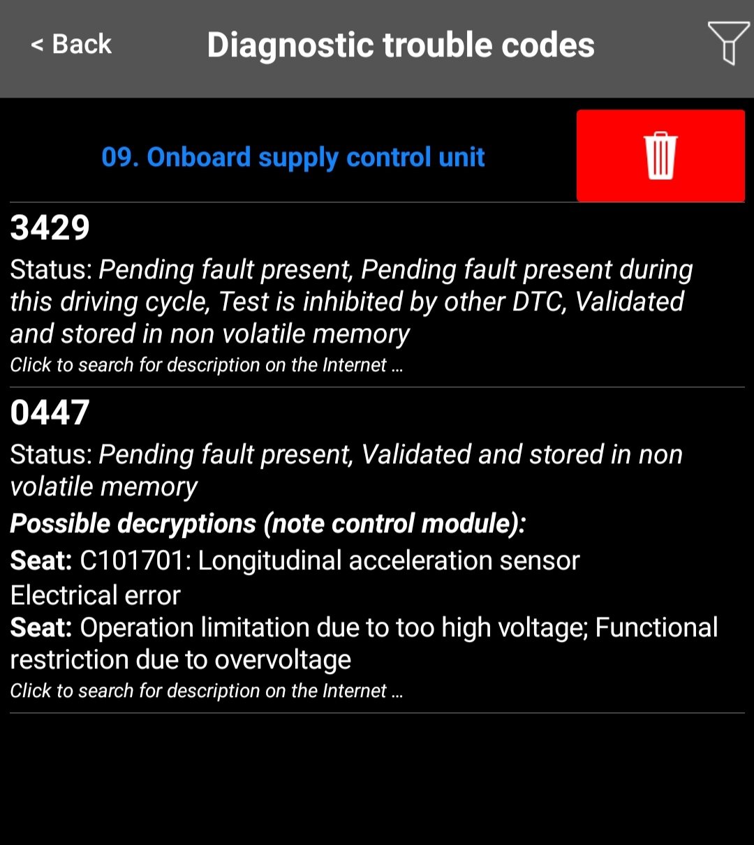 Anyone good in reading DTC codes, please help - Diagnostics & VCDS ...