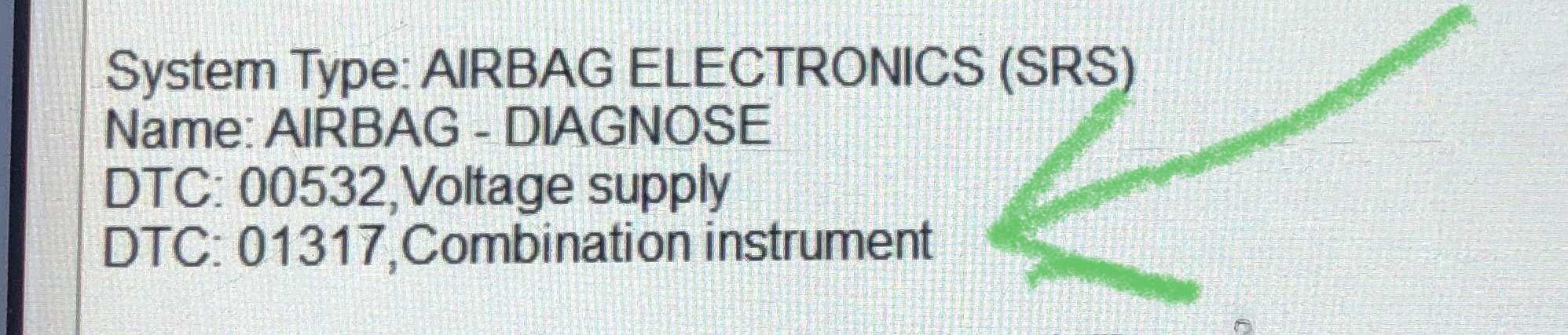 Fault code 01317 - Skoda Fabia Mk1 (1999-2007) - BRISKODA