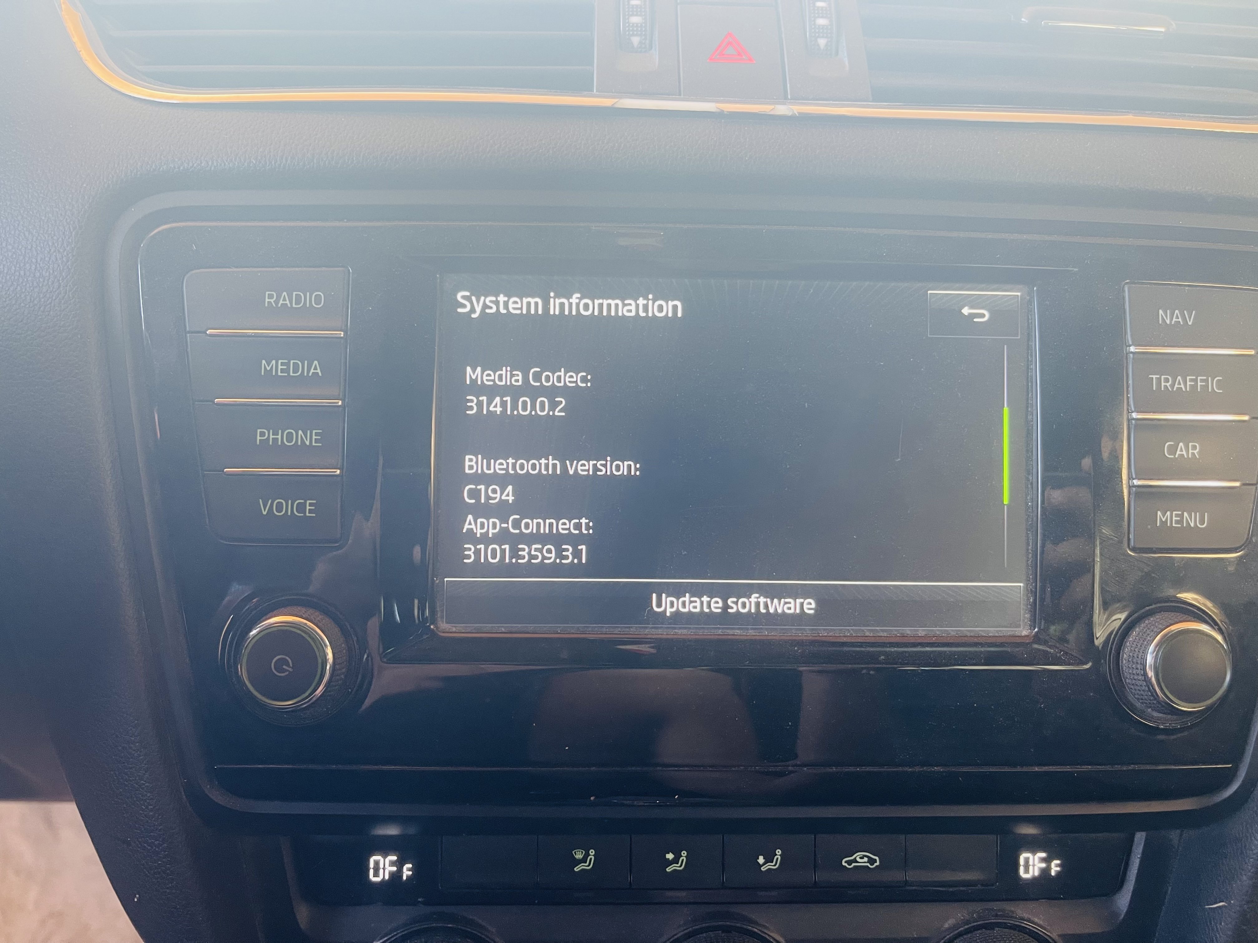 Software update - Skoda Octavia Mk3 (2013 - 2020) - BRISKODA