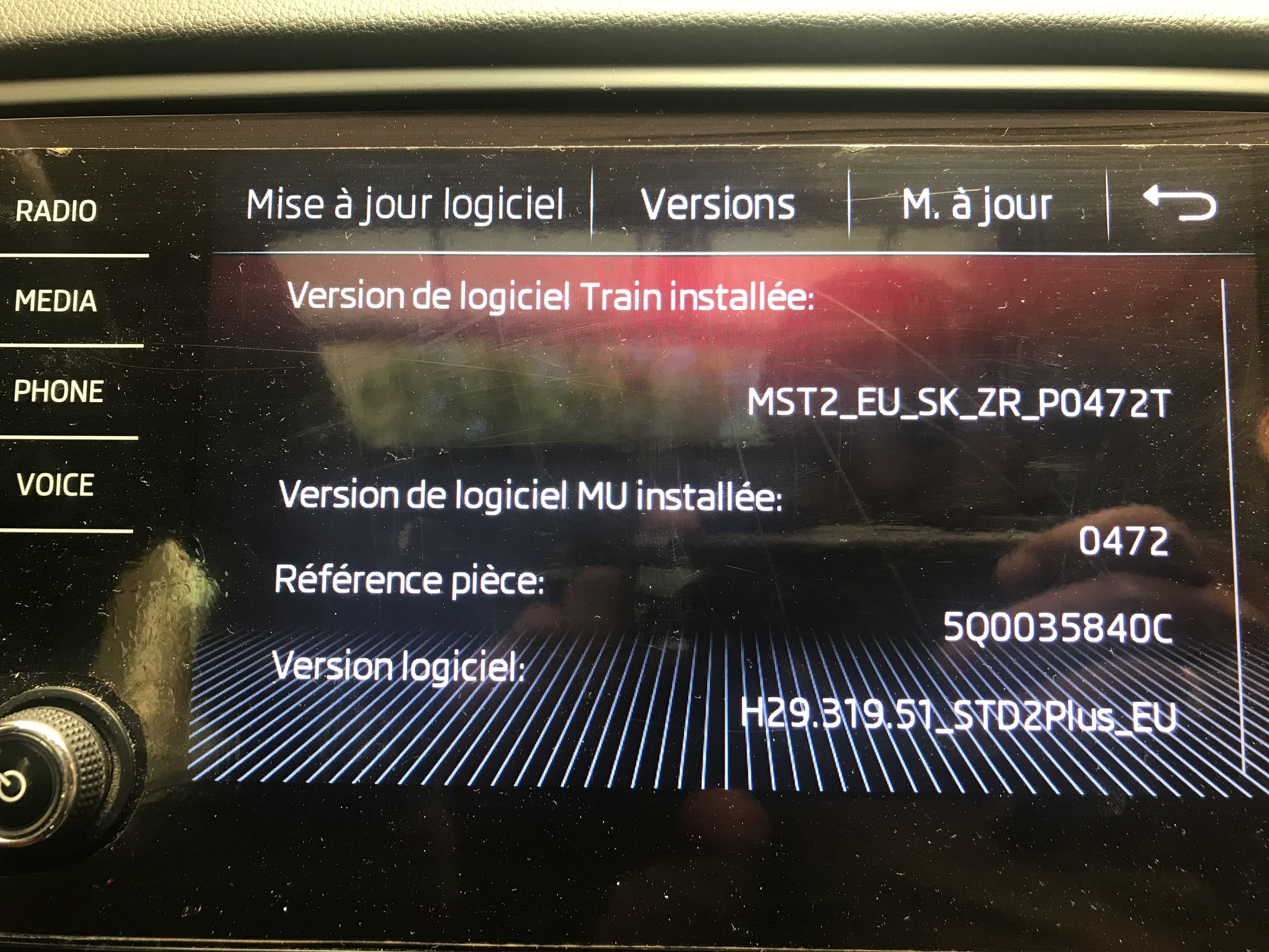 5Q0035840A Octavia Screen - Skoda Octavia Mk3 (2013 - 2020) - BRISKODA