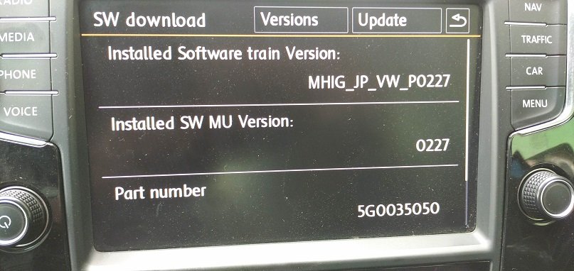 MB1 firmware update - Skoda Octavia Mk3 (2013 - 2020) - BRISKODA