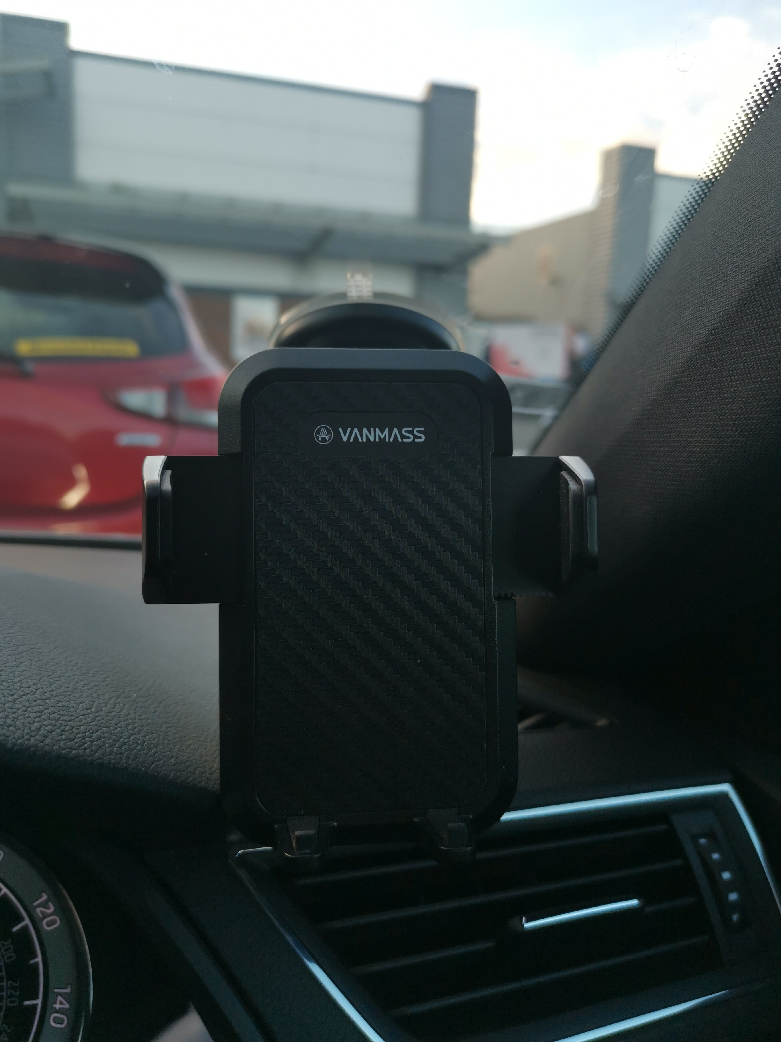 Skoda superb phone holder store