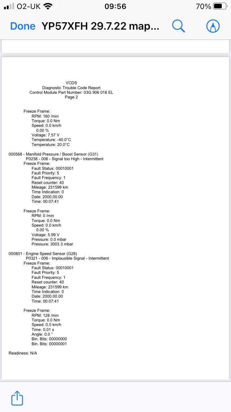 P0642 Code - Skoda Octavia Mk2 (2004 - 2013) - BRISKODA
