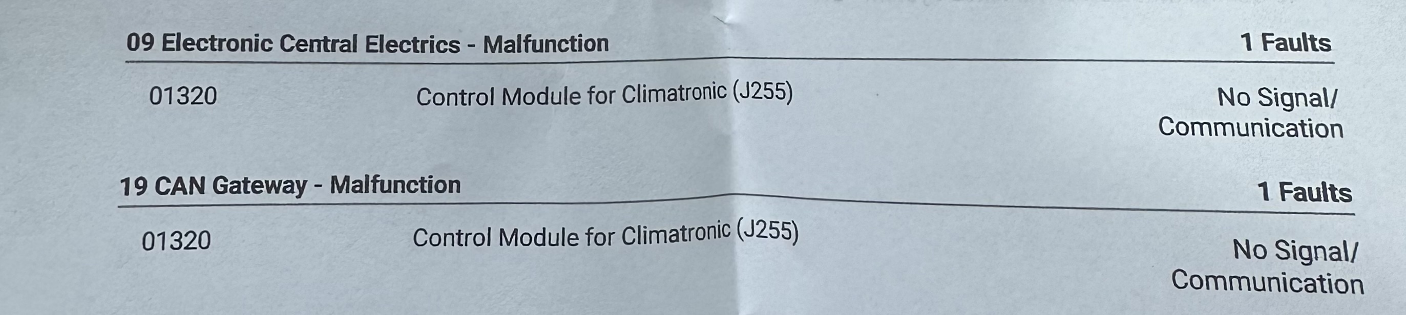 Climatronic error J255 - Skoda Superb Mk2 (2008-2015) - BRISKODA