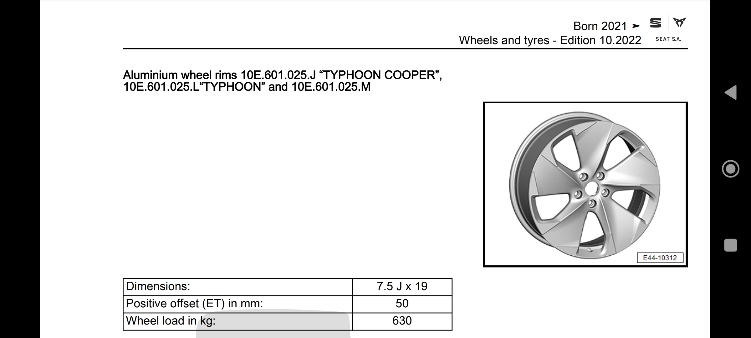 Wheel Load limit details (where to find it)? - Tyres & Wheels - BRISKODA