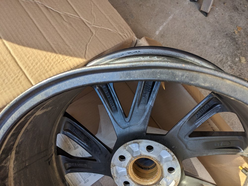Vega 19" alloy wheel, inside edge curbed, repairable, FREE - Parts For ...