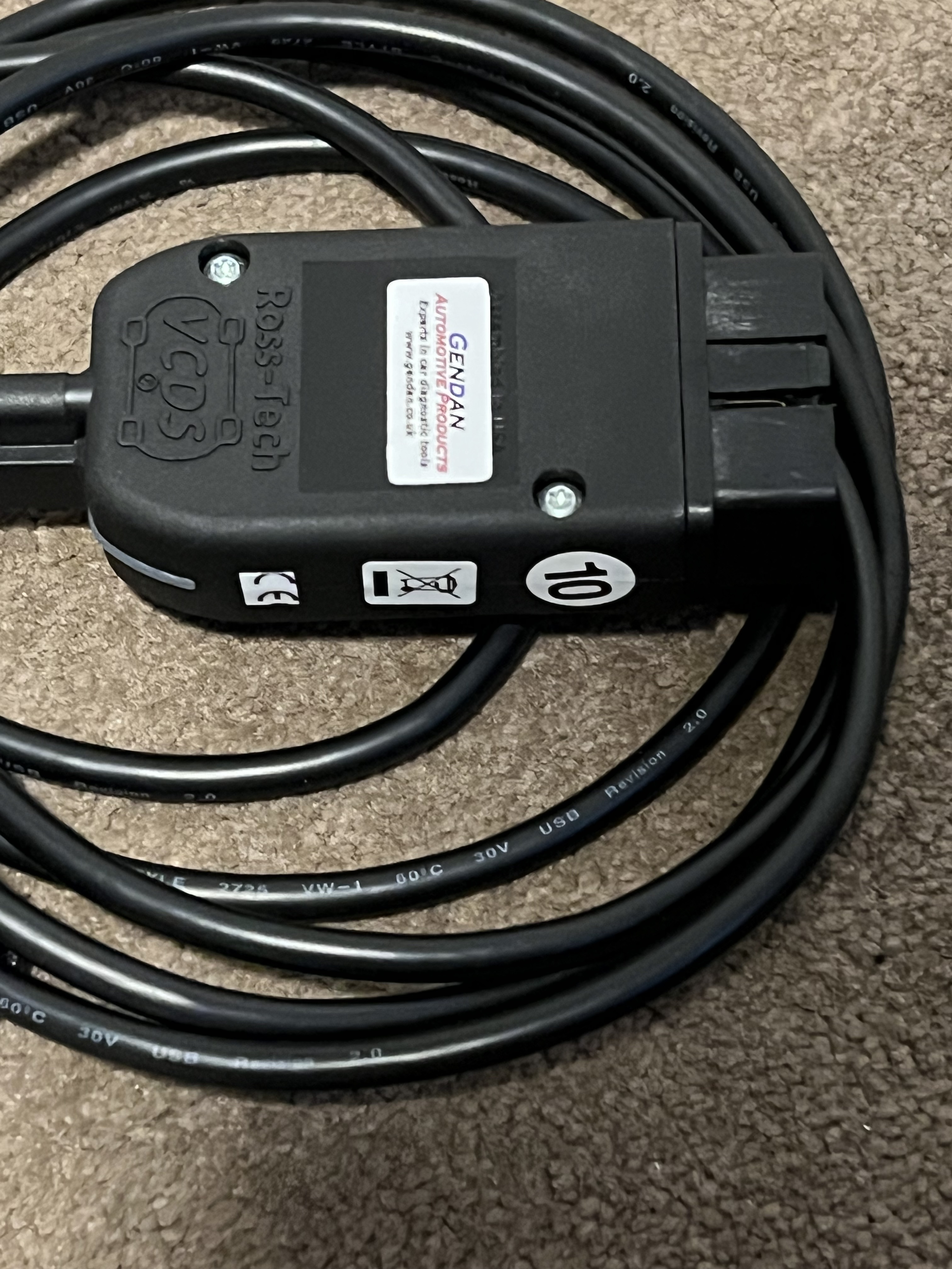 SOLD - Genuine Ross-Tech HEX-V2 (USB) VCDS Interface for VW/Audi/Seat ...