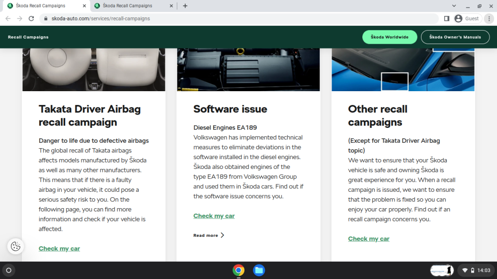 Skoda recall in Israel - Handy Topics & Guides - BRISKODA