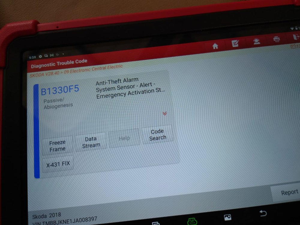 B1330F5 Anti -Theft Alaram system sensor - Emergency Activation stage1 ...