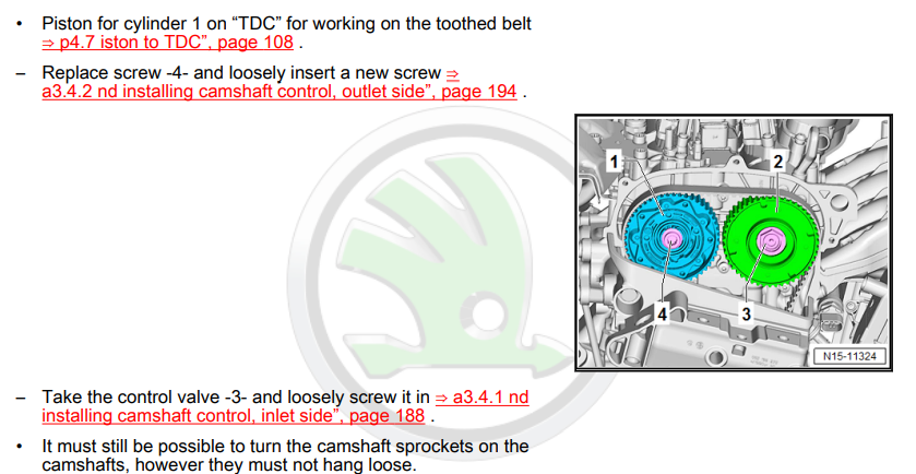 EPC Light and P0011 Intake Camshaft Position issue (timing over ...