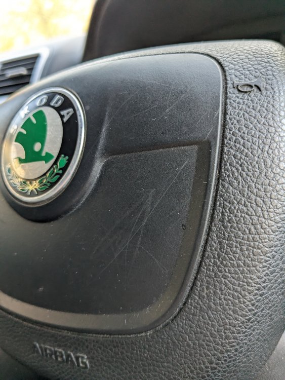 Removing fine scratches and abrasions from steering wheel - Styling and ...