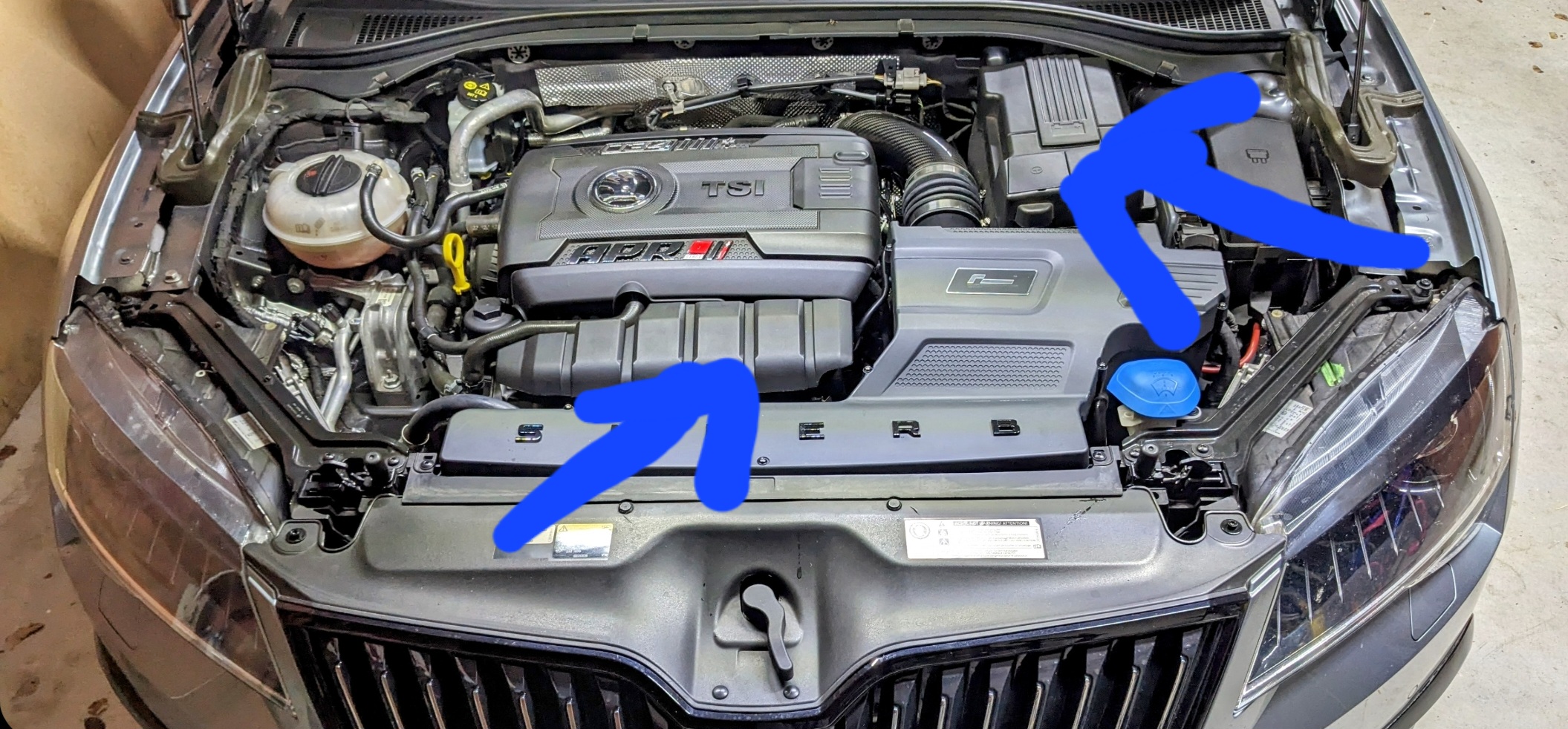 Superb engine bays (2.0tsi) - Skoda Superb Mk3 (2015 - 2023) - BRISKODA