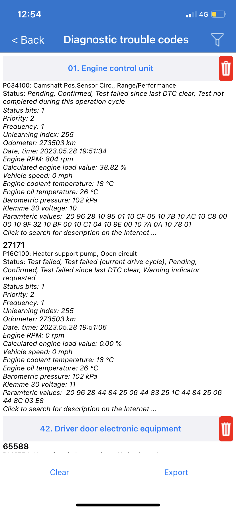 Skoda fault code P16C100: - Skoda Octavia Mk3 (2013 - 2020) - BRISKODA