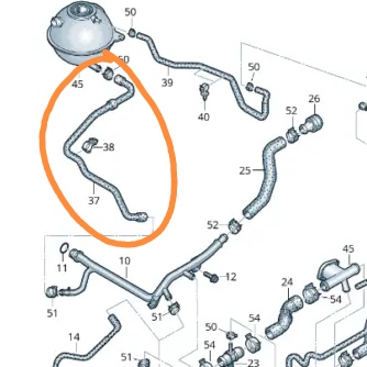 Coolant hose part number? - Skoda Octavia Mk2 (2004 - 2013) - BRISKODA