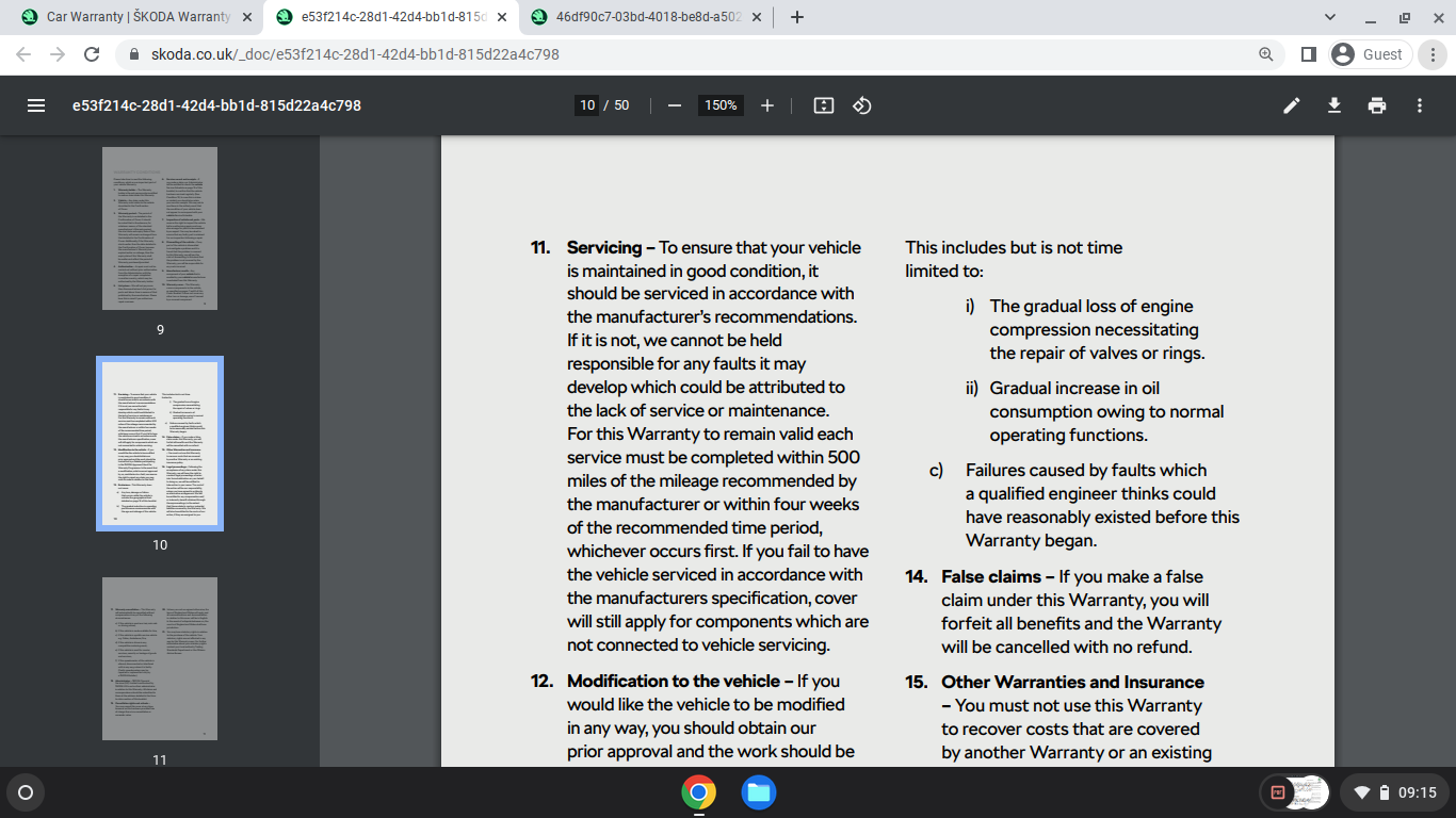 Kodiaq cam belt replacement: required or advisory? - Skoda Kodiaq MKI ...