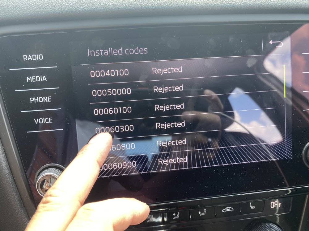 Codes found, need to know what they are - Skoda Octavia Mk3 (2013 ...