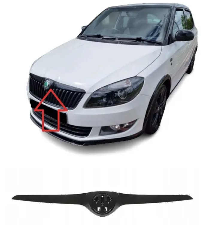 Fabia mk2 upper grill trim replacement - Fabia Projects - BRISKODA