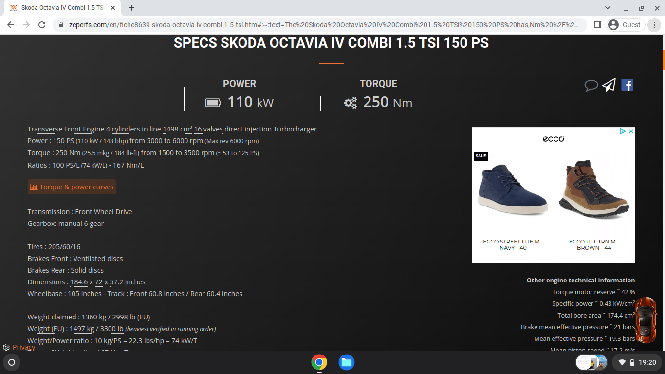 Octavia IV 1.5 TSI DSG won’t rev above 2500 rpm in S mode - Skoda ...