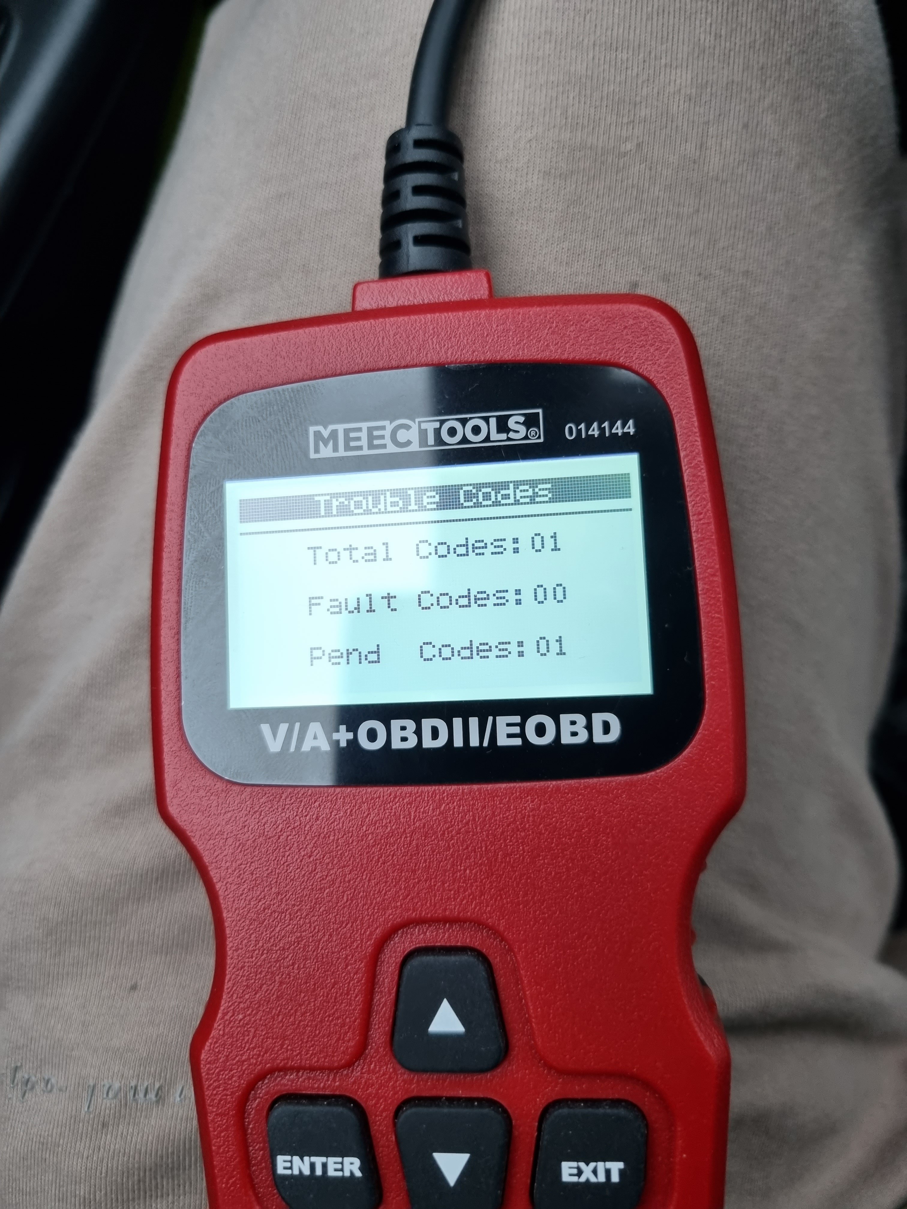 Unable to remove a pending fault code - Skoda Octavia Mk2 (2004 - 2013 ...