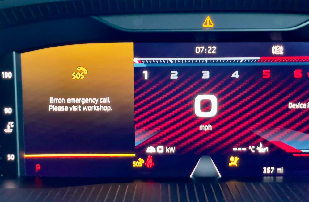 SOS Module Error - Skoda Octavia Mk4 (2020 > ) - BRISKODA