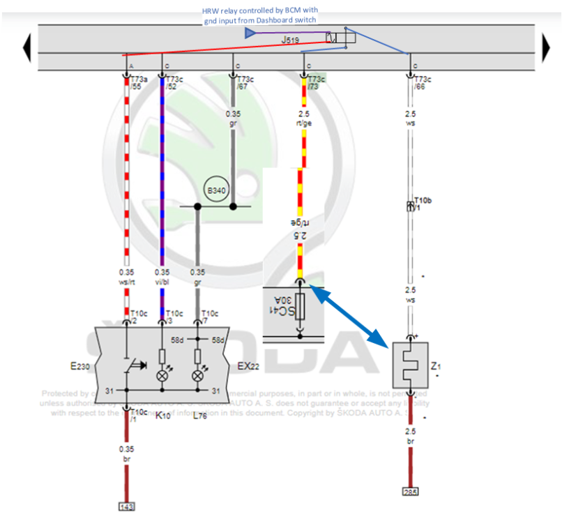 Fabia Mk3 Heated Rear WIndow stopped working - Diagnostics & VCDS - BRISKODA