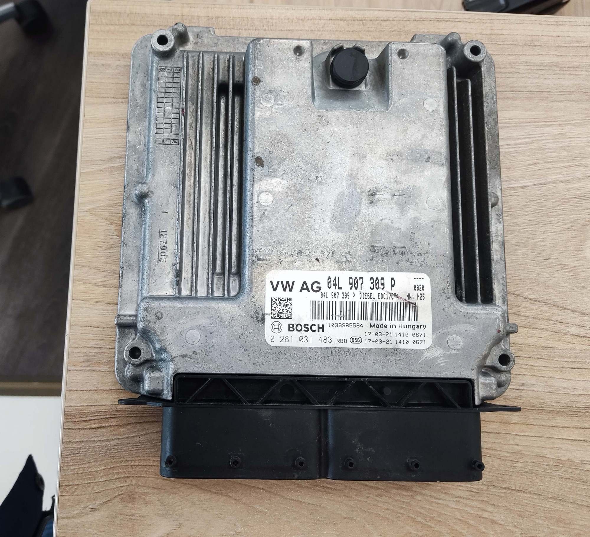 Kodiaq ECU affixed label - how to understand the printed data? - Skoda ...