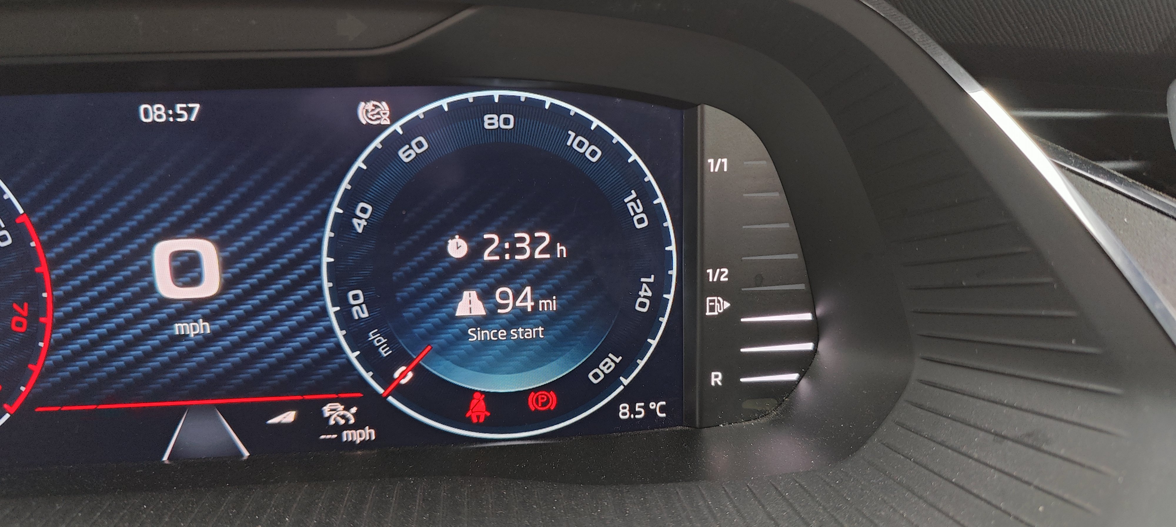 Octavia VRS Virtual Speedo numbering - Skoda Octavia Mk4 (2020 ...