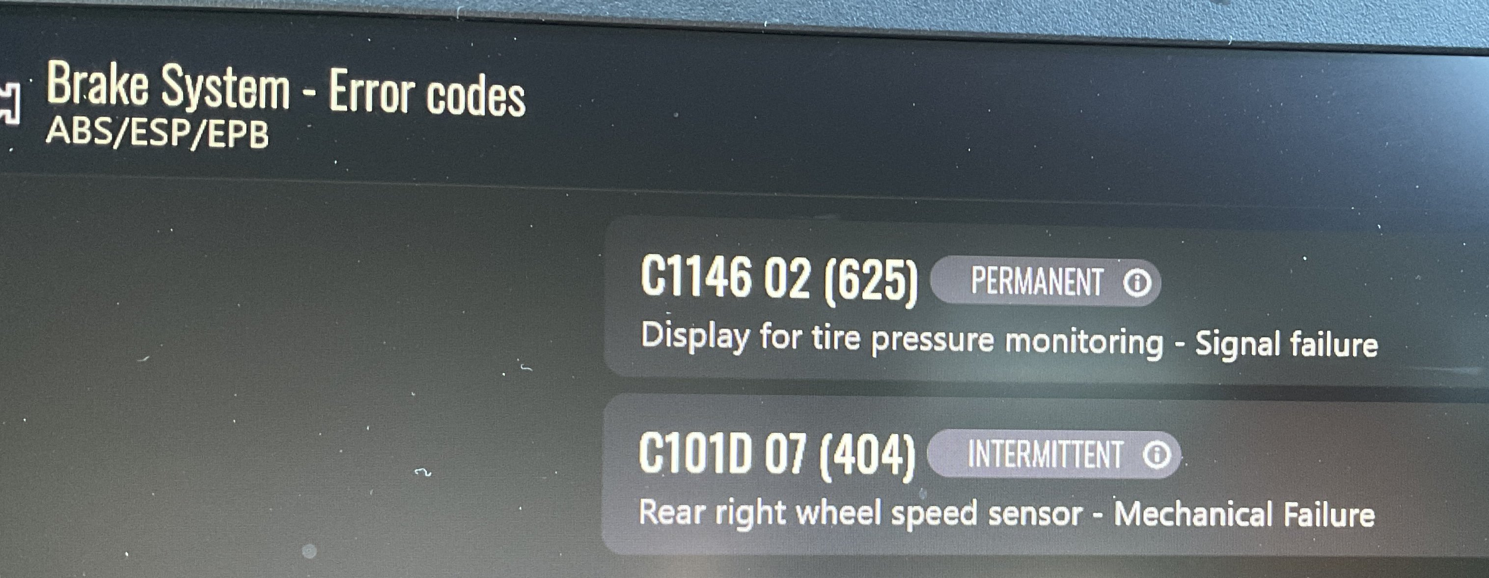 Unkown trouble codes - help requested - Skoda Fabia Mk3 (2014-2021 ...