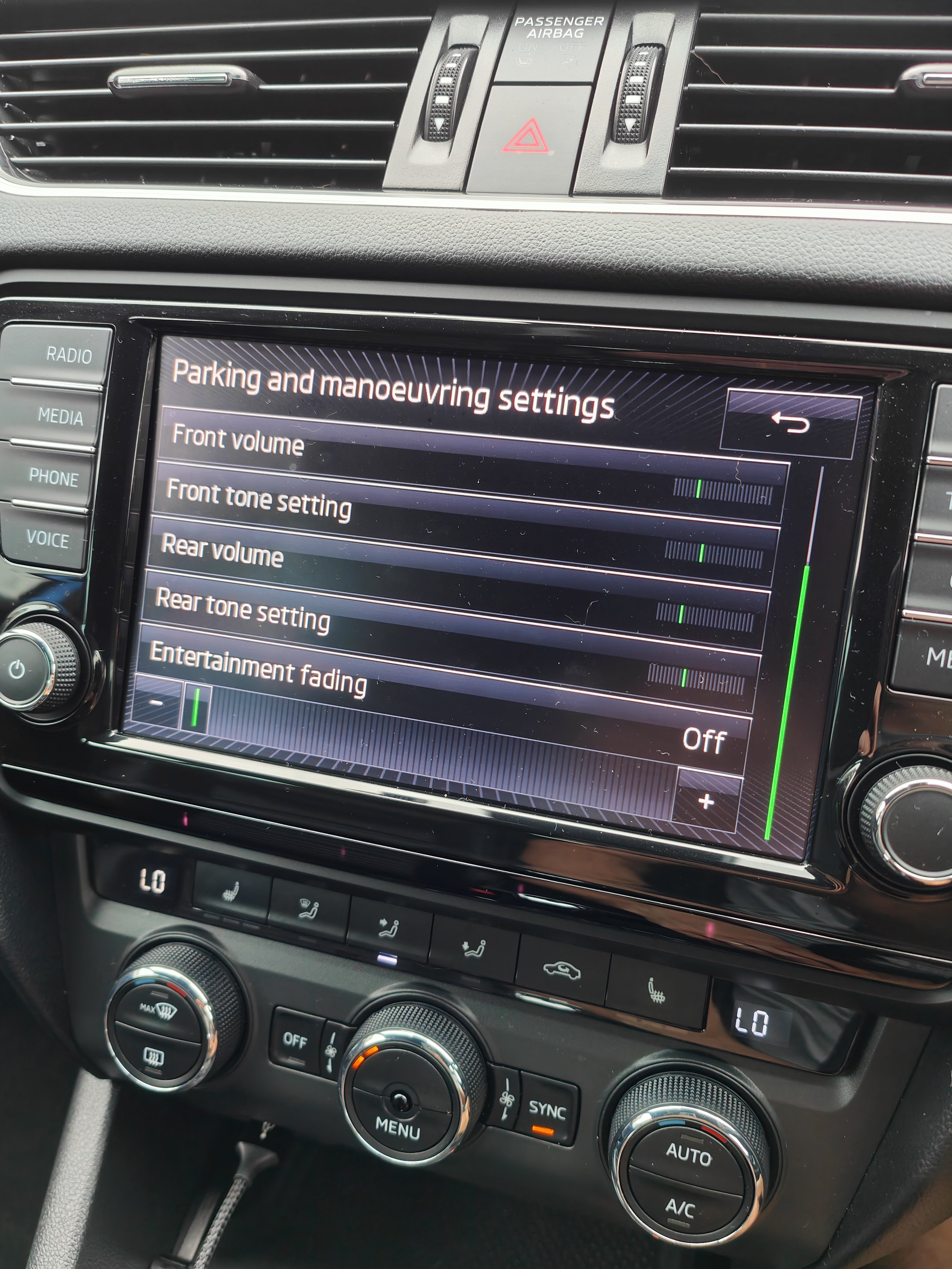 Park Pilot timeout setting - Skoda Octavia Mk3 (2013 - 2020) - BRISKODA