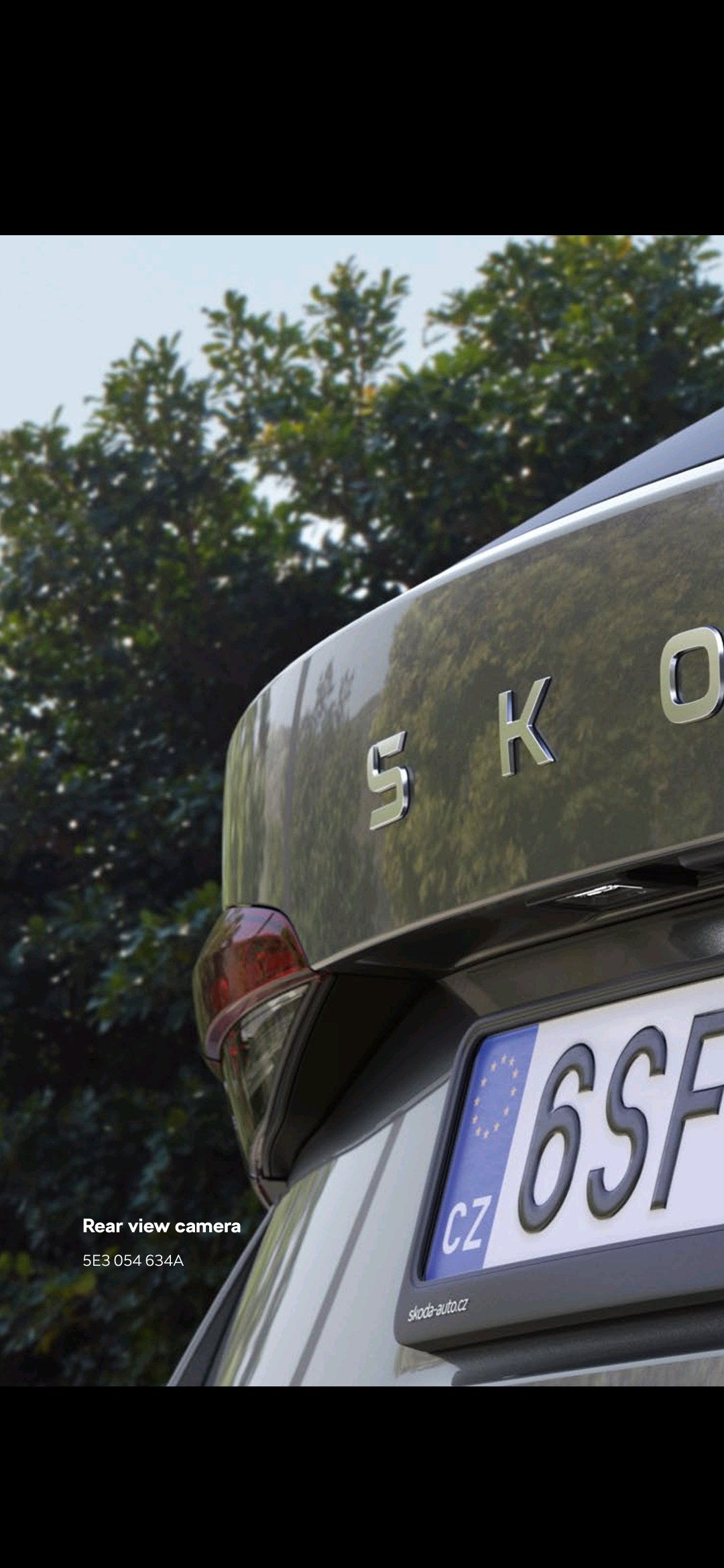 Octavia iV reversing camera retrofit service! - Skoda Octavia Mk4 (2020 ...