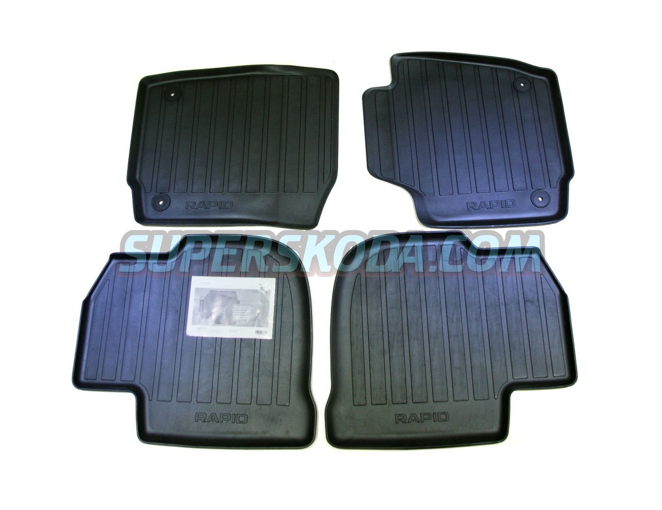 SOLD - Skoda Rapid and Rapid Spaceback Genuine Rubber Mats - new and ...
