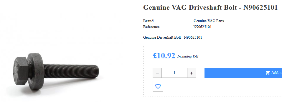 Superb 3v3 axle bolt torque spec - Skoda Superb Mk3 (2015 - 2023 ...