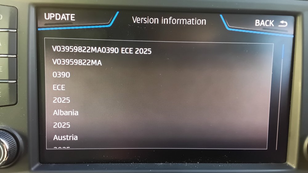 Columbus Map Update 2025 (MIB2 HIGH) - Audio, Electronics and Security ...