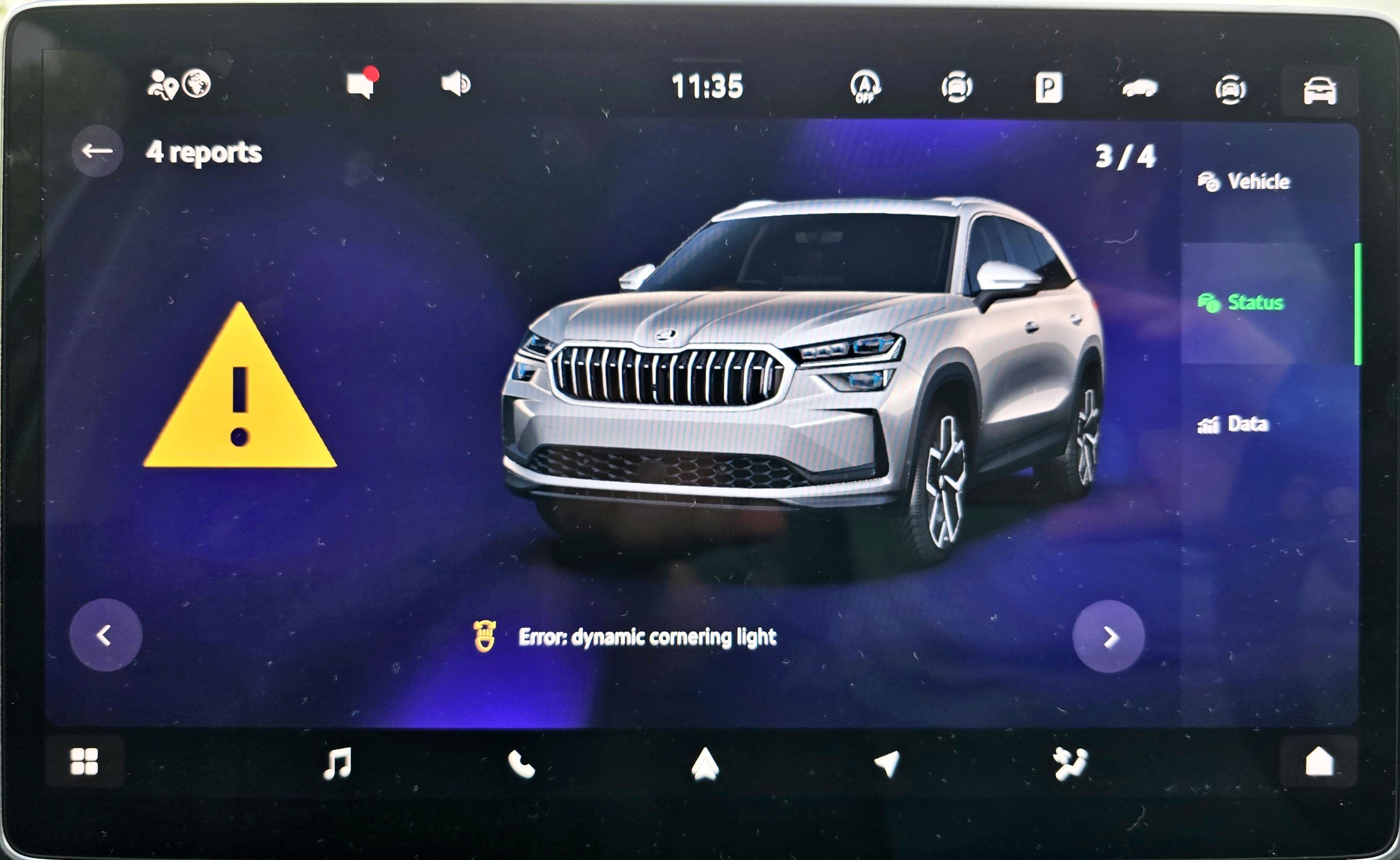 Dashboard warning symbols - Skoda Kodiaq MK2 (2024- ) - BRISKODA