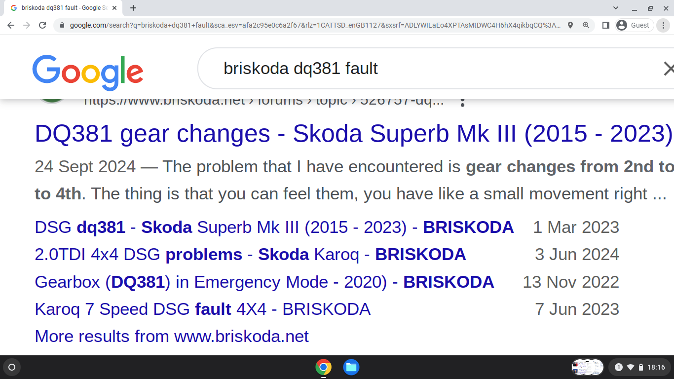 Gearbox in emergency mode - Skoda Superb Mk3 (2015 - 2023) - BRISKODA