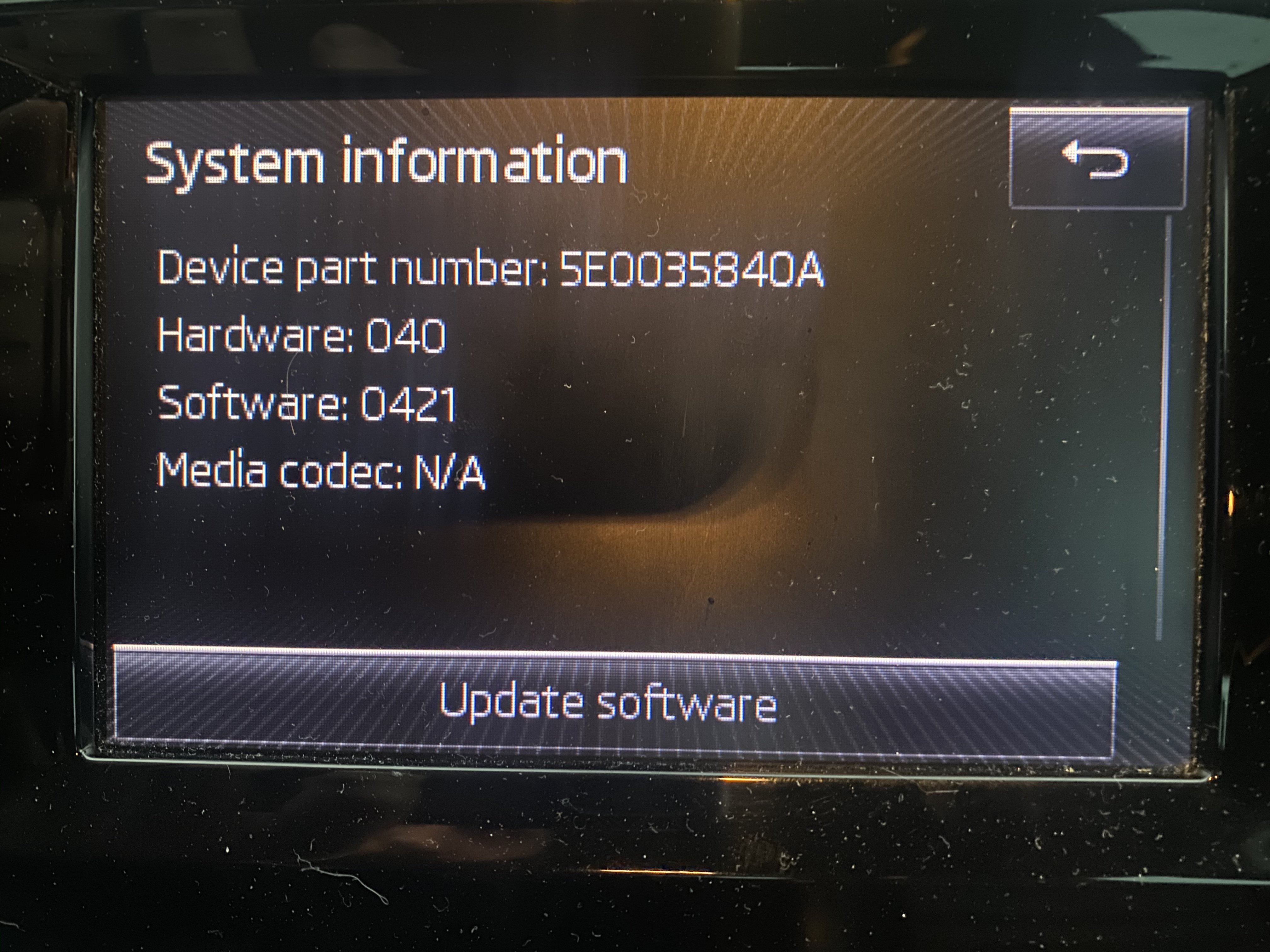 Bolero MIB1 upgrade (after bigger screen) - Skoda Octavia Mk3 (2013 ...