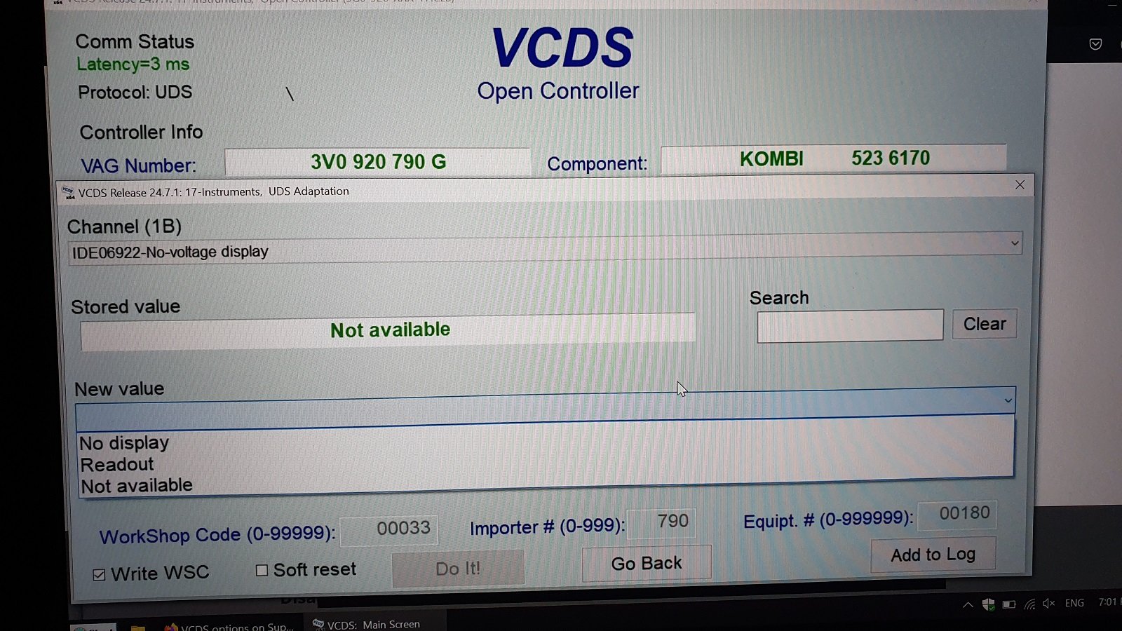 VCDS options on Superb III.FL - Skoda Superb Mk3 (2015 - 2023) - BRISKODA