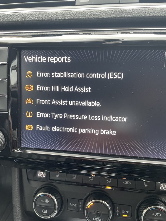 Error codes - Skoda Superb Mk3 (2015 - 2023) - BRISKODA